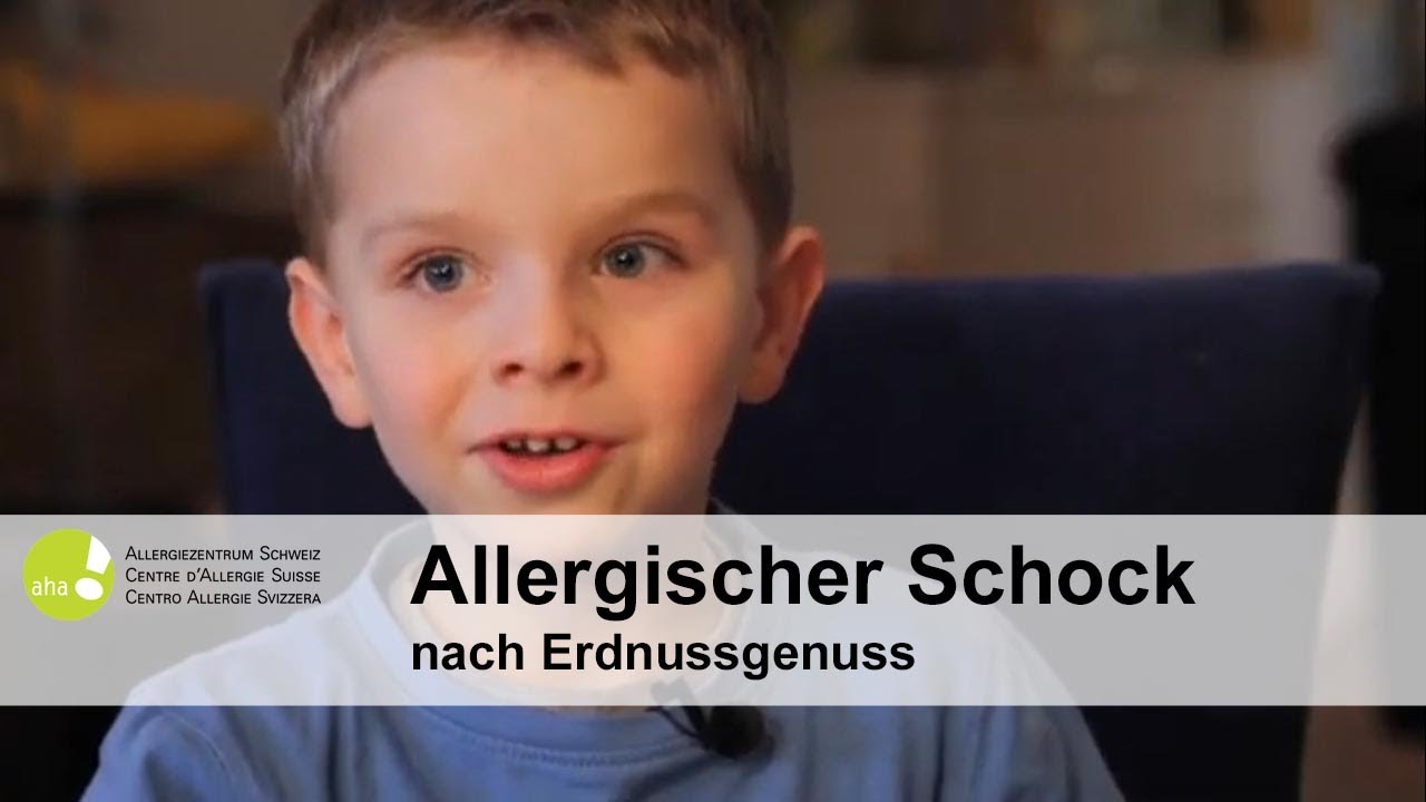 Allergischer Schock nach Erdnussgenuss - YouTube