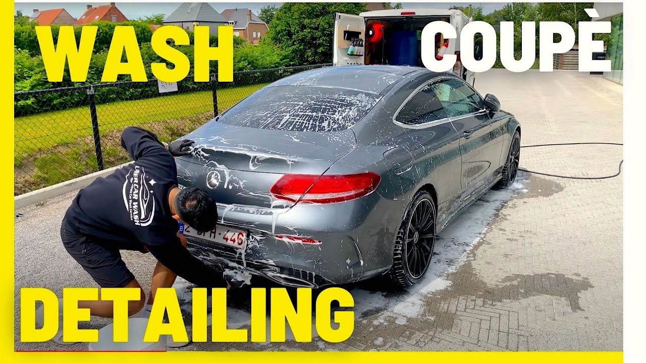 Mercedes Benz C220d Coupè - Car Wash DETAILING - YouTube