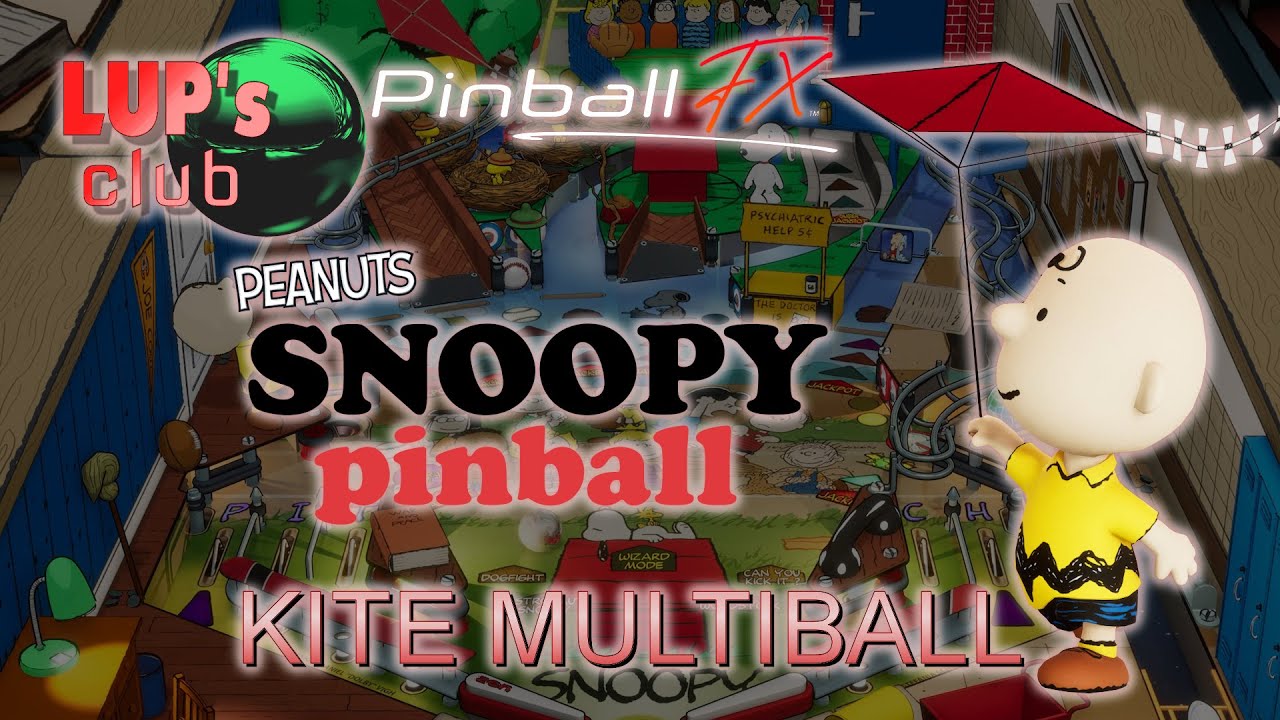 Pinball FX [4K] Peanuts Pinball: Snoopy Pinball Kite Multiball (40 ...