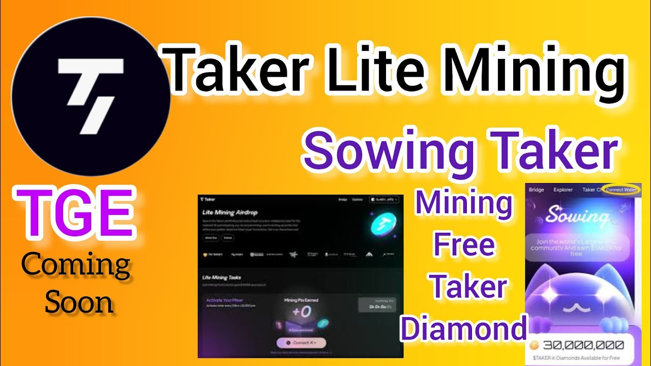 Taker TGE How to Farmmine Taker protocol airdrop Taker protocol - YouTube