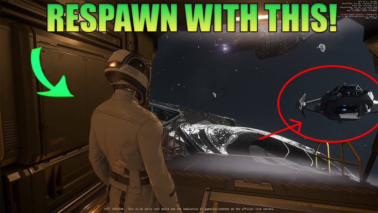 Ship Medbays Give Flight Suits and Helmets! Salvage Wrecks are Now Respawn Points! Star Citizen ...