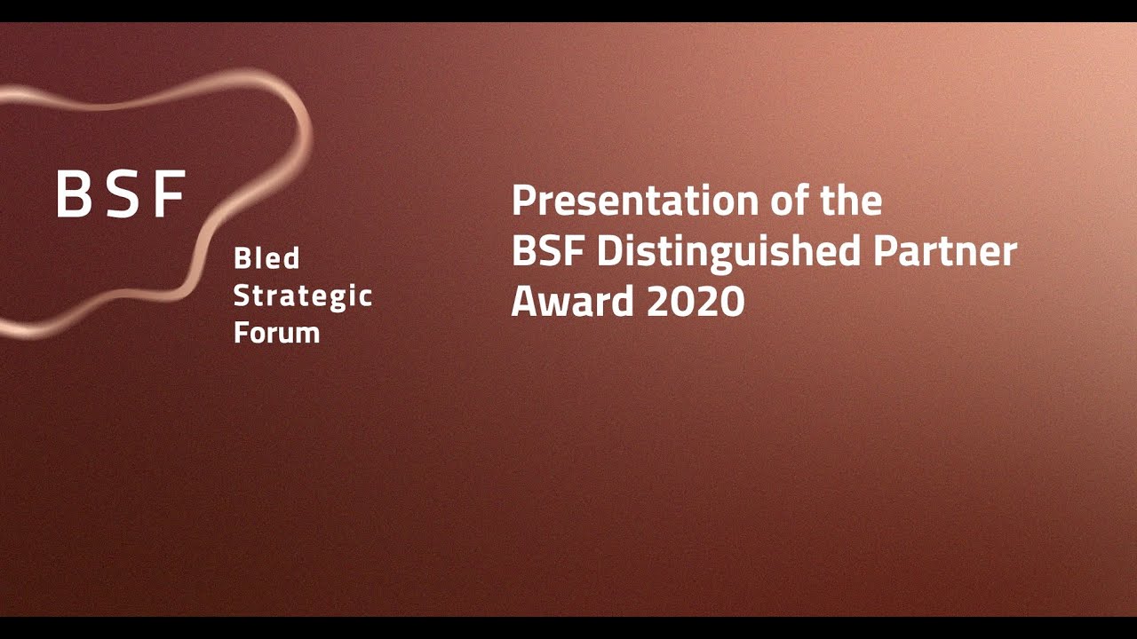 BSF 2020 Presentation of the BSF Distinguished Partner Award 2020 - YouTube