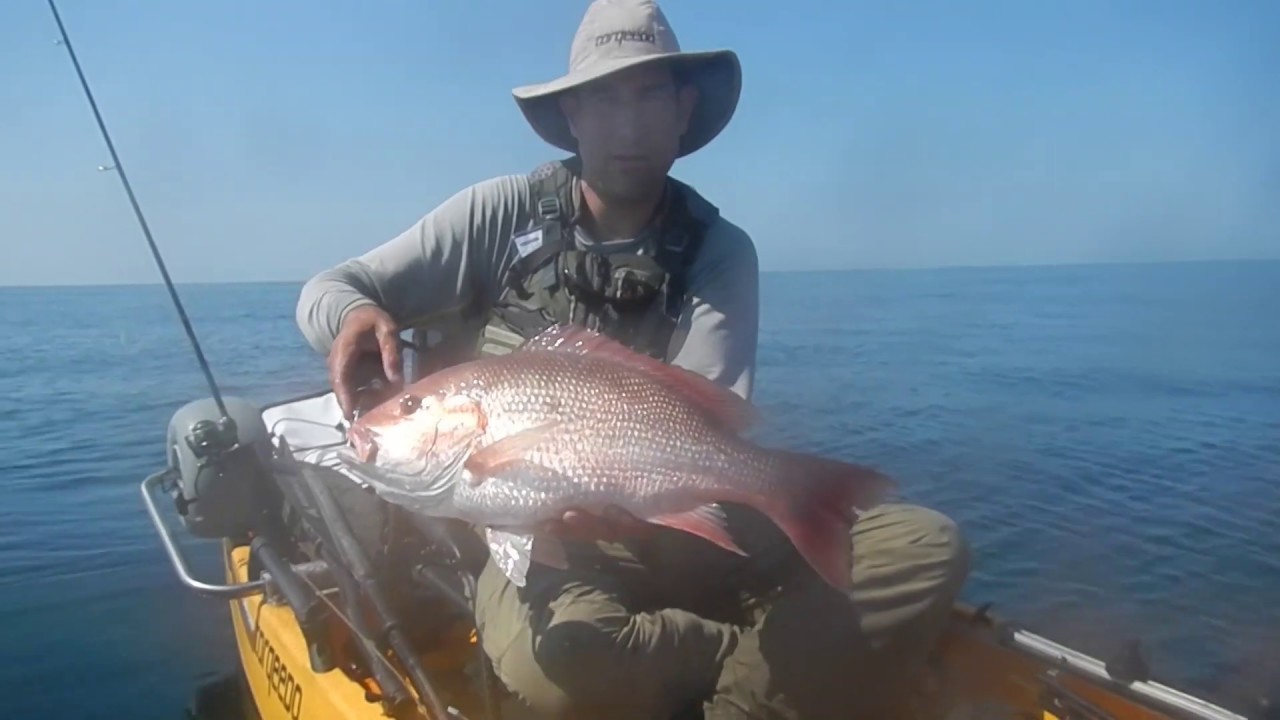 Offshore Kayak Fishing Part 7 Snapper Fishing the Reef - YouTube