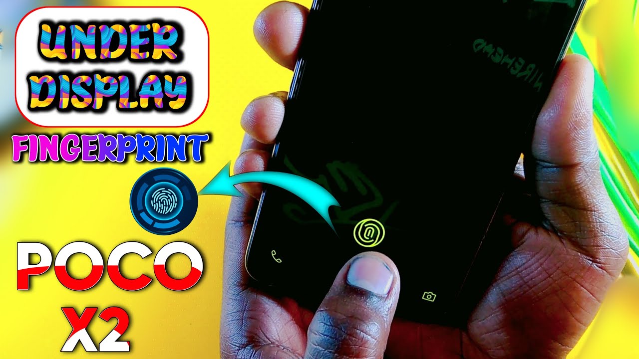 Poco X2 Enable Under Display Fingerprint | In Display Any Redmi & Poco ...