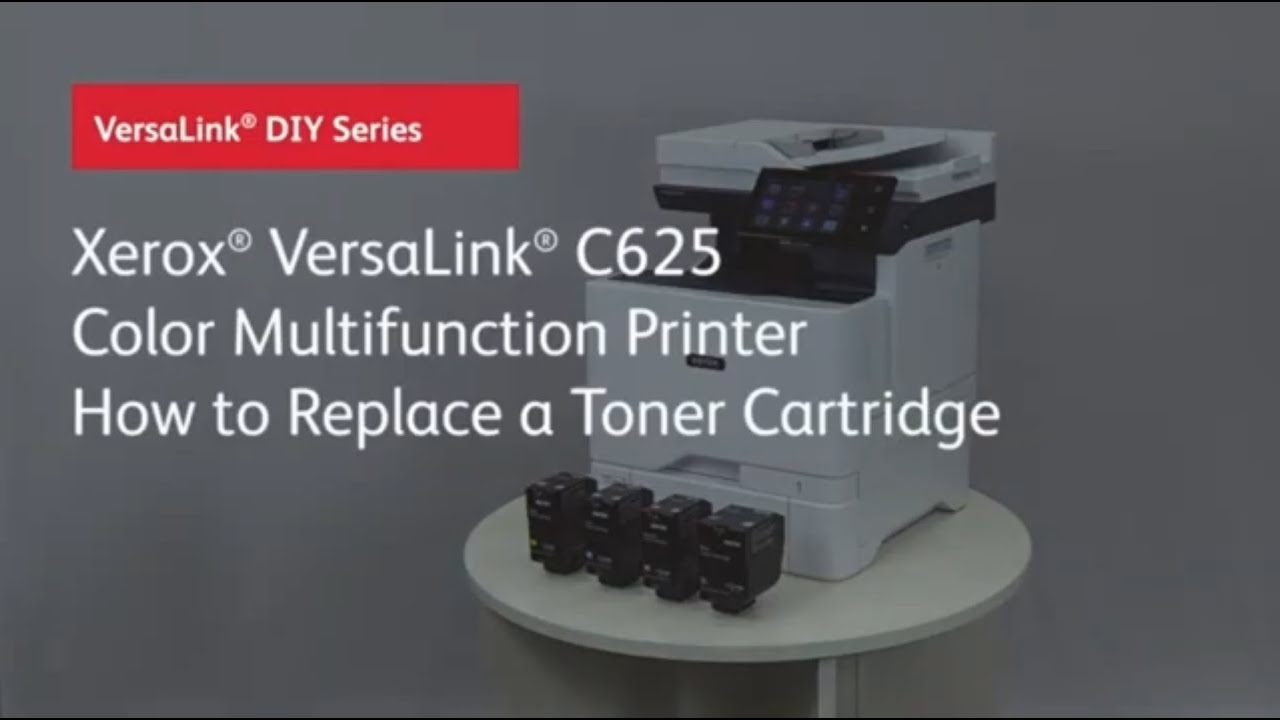 Xerox Versalink C625 Color Multifunction Printer - How to Replace a ...