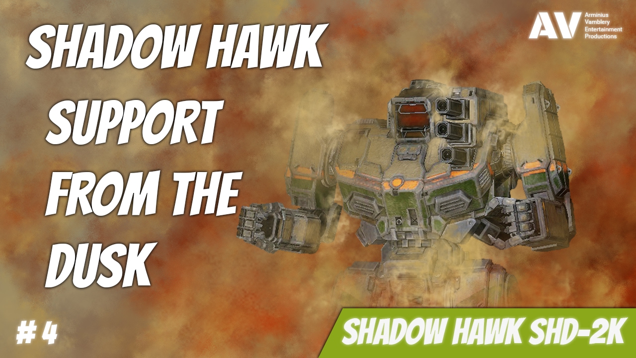 #4 MWO Shadow Hawk SHD-2K 633dmg "medium supporter" - YouTube