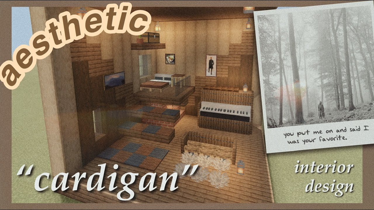 Taylor Swift’s ‘cardigan’-inspired interior design (𝒶𝑒𝓈𝓉𝒽𝑒𝓉𝒾𝒸 Minecraft ...