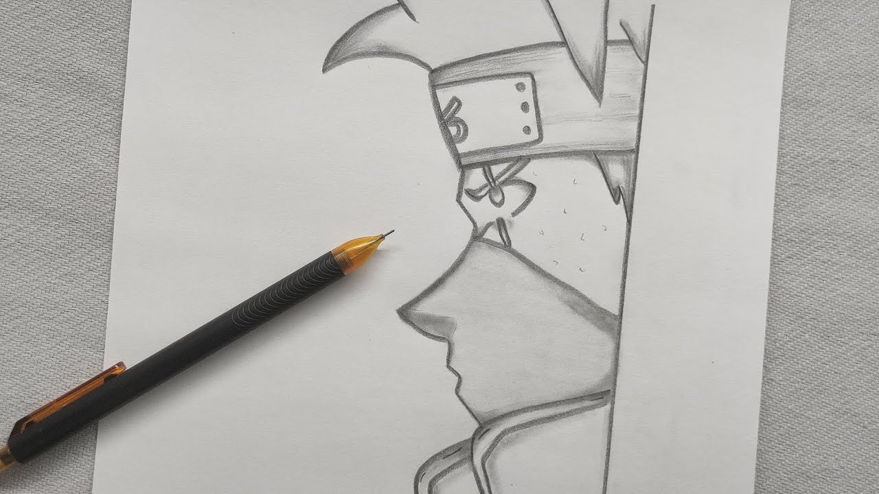 How to Draw KAKASHI | Step by step tutorial | Shading Drawing | Akshat ...