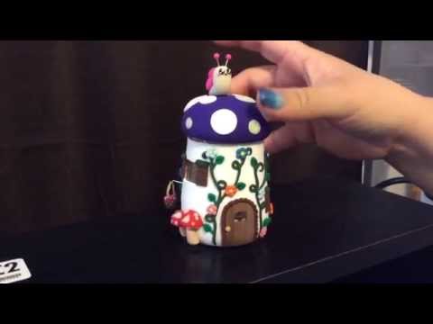 My polymer clay fairy house! - YouTube
