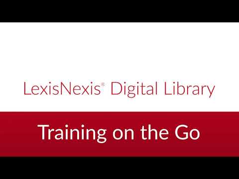 LexisNexis Digital Library - Annotations and Highlights - YouTube