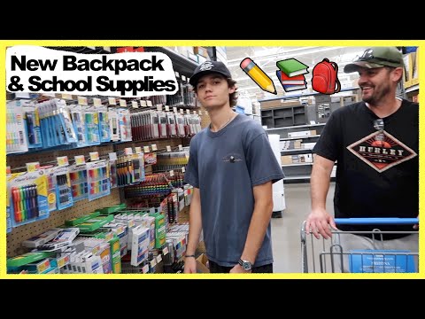 Back to School Supply Haul and new Backpack!!!