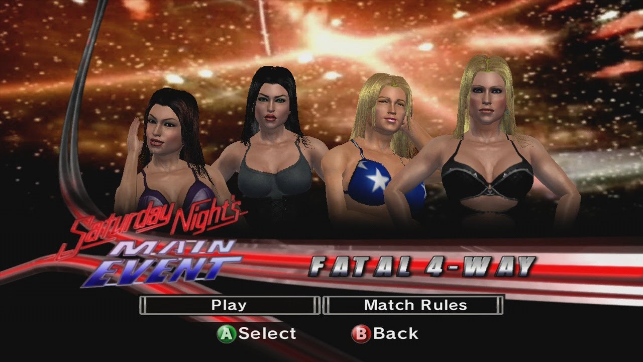 WCW VS WWE VS ECW | Kelly Kelly vs Ivory vs Midajah vs Sable - YouTube