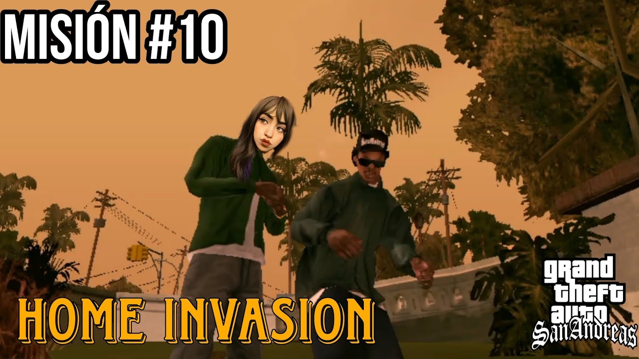 GTA San Andreas - Misión #10 - Home Invasion - YouTube
