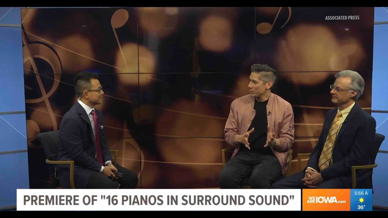 Good Morning Iowa - 16 pianos - YouTube