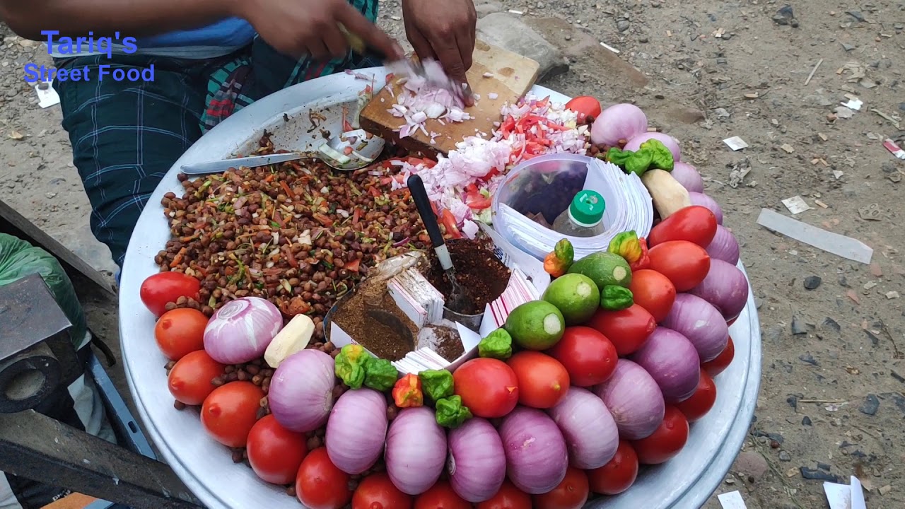 How to make best spicy mix Chola vuna with potato | Chola But | Street ...