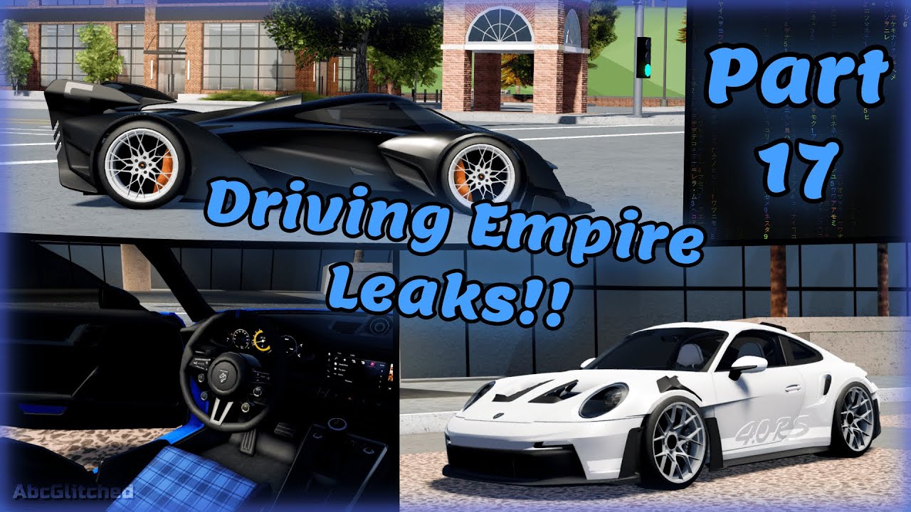 Driving Empire Leaks!! | Leaks for Upcoming Update! | Part 17 (Roblox ...