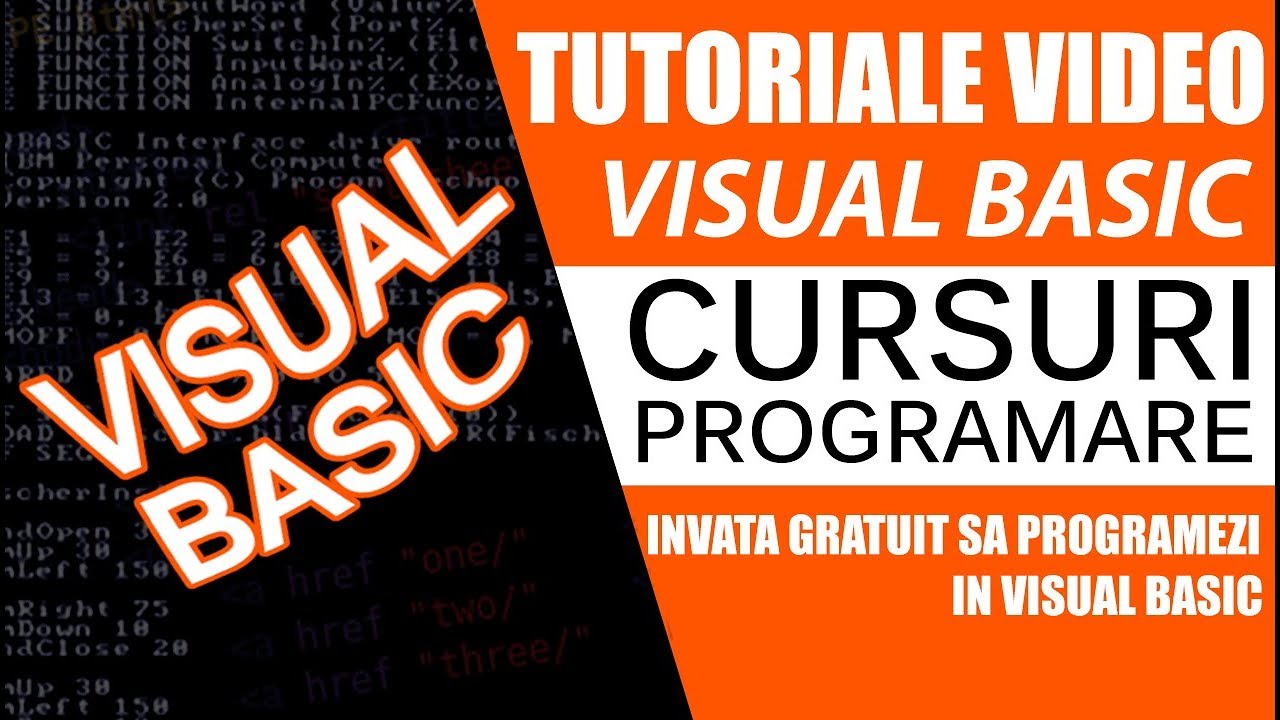 Tutorial video Visual Basic - Cum se deschide un proiect in Visual ...