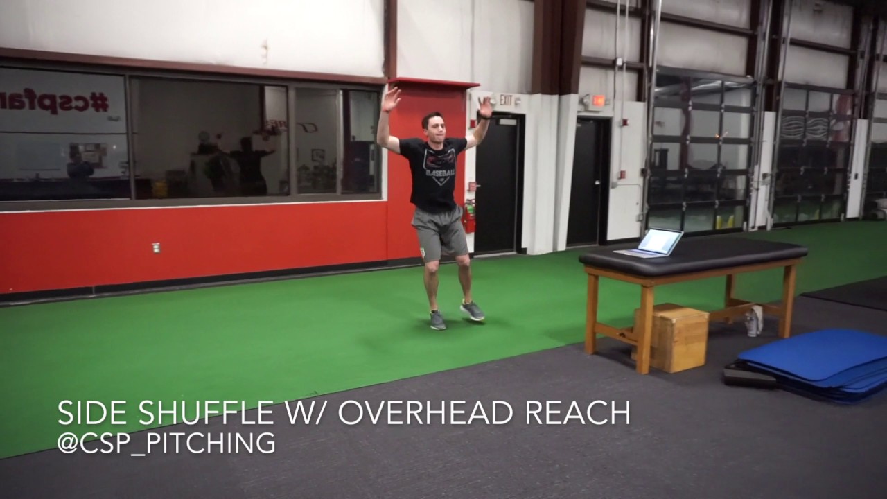 Side Shuffle with OH Reach - YouTube