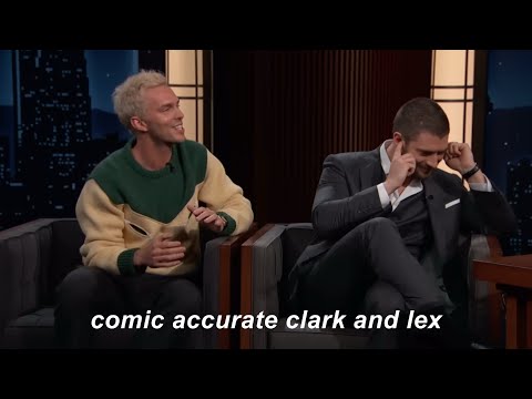 david corenswet and nicholas hoult flirting for 5ish minutes “straight”