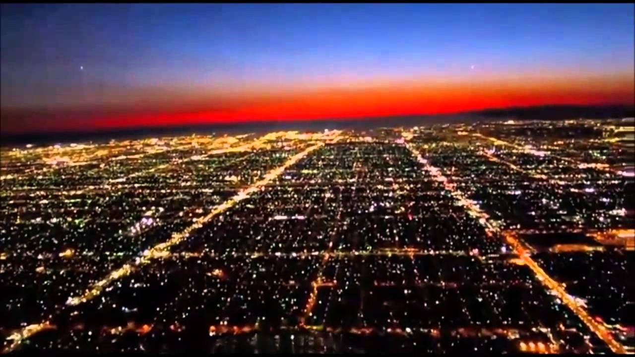 Night Flight Into LAX - YouTube