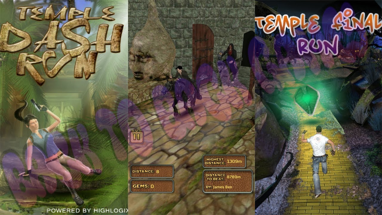 Temple Dash Run vs Temple Horse Run 3D vs Temple Final Run Gameplay ...