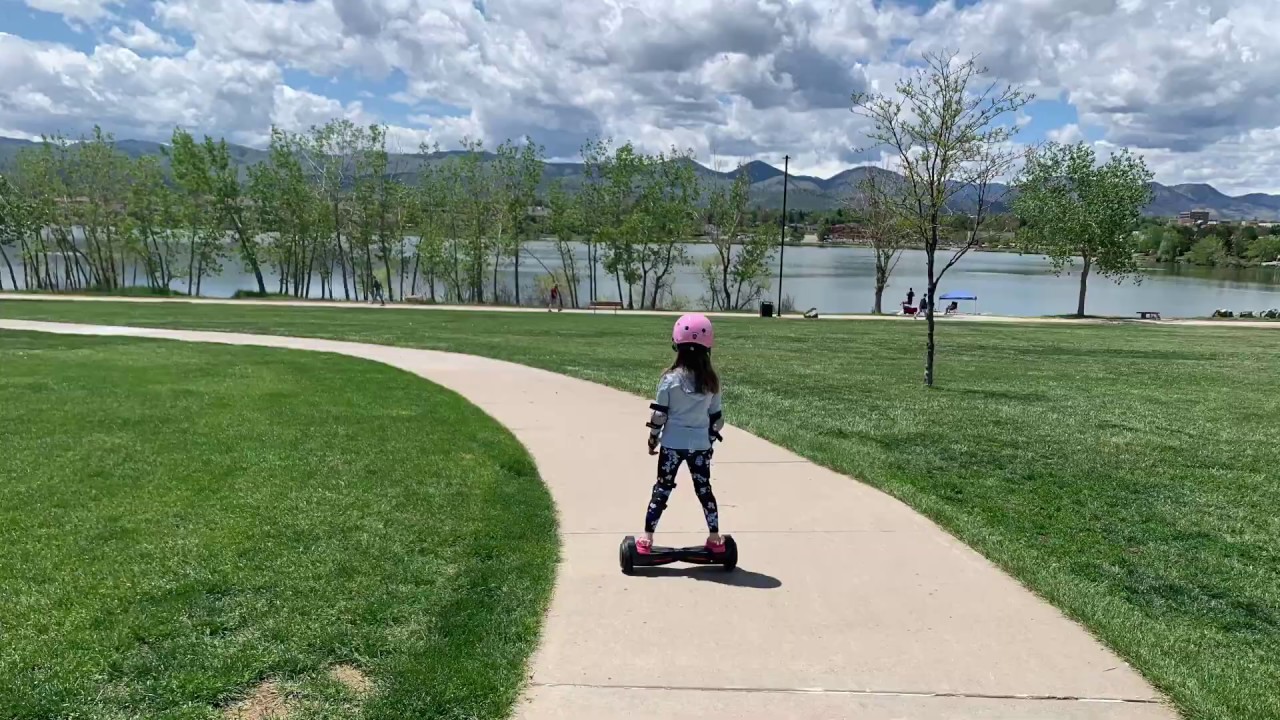 Leah’s First Time Hoverboarding - YouTube