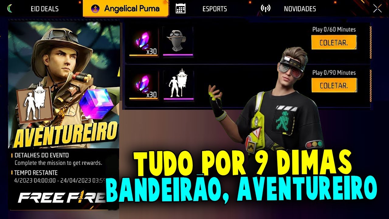 FINALMENTE!! BANDEIRÃO EVENTO?, PEGUE MOCHILA DO COELHO, PRÊMIOS GRÁTIS ...
