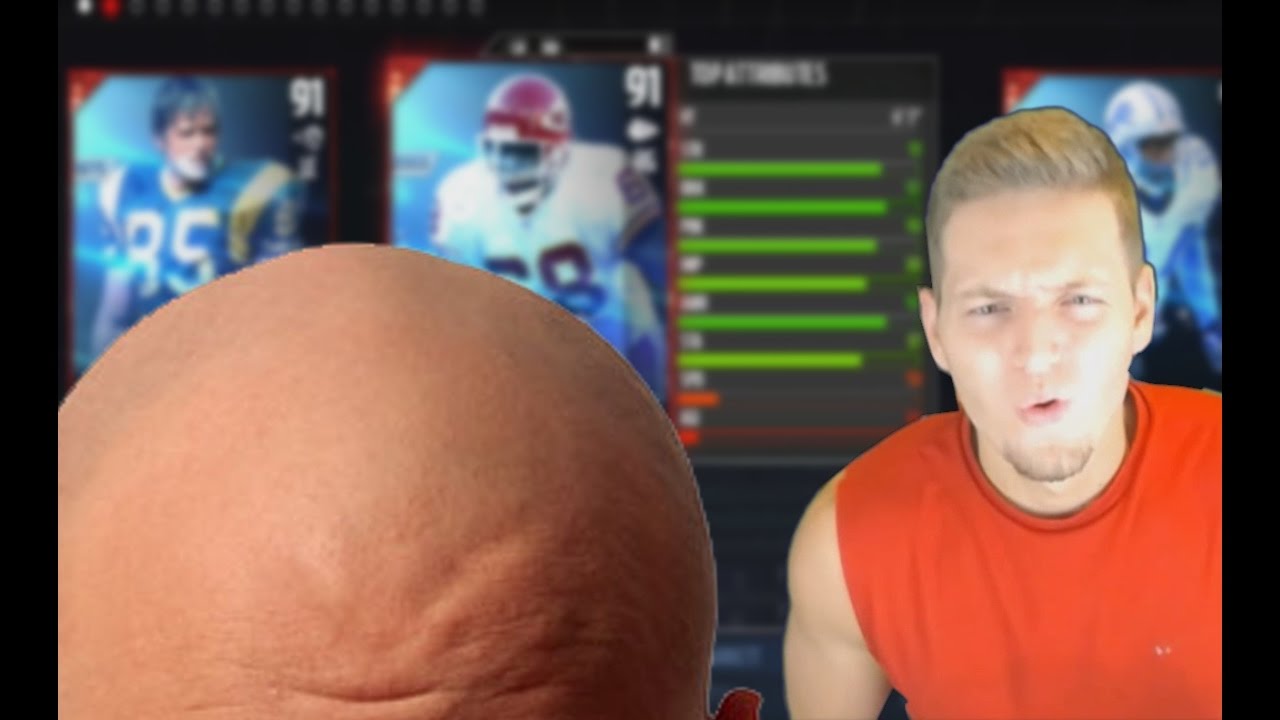 BALD NFL PLAYERS! MADDEN 17 DRAFT CHAMPIONS - YouTube