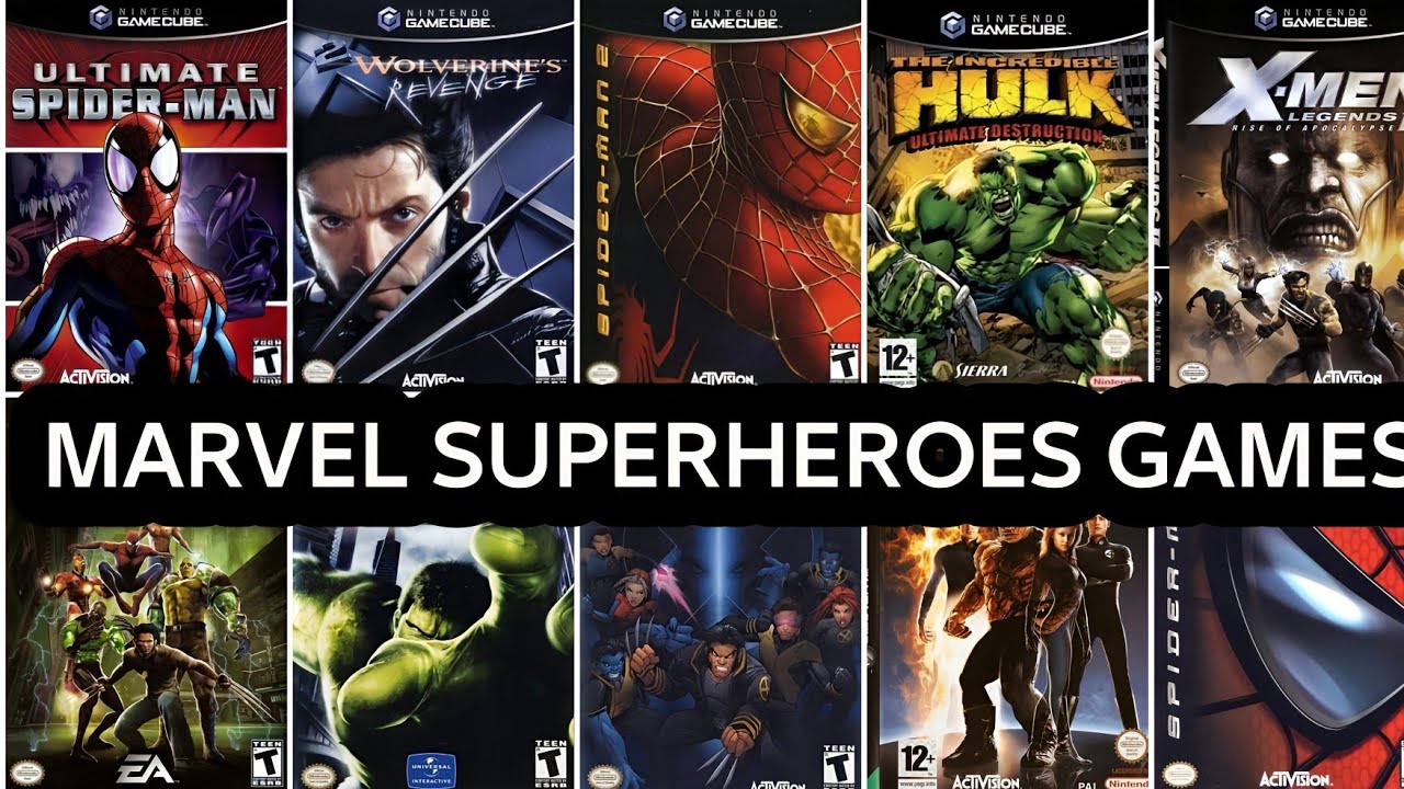 TOP 12 BEST MARVEL SUPER HEROES GAMES FOR GAMECUBE[NINTENDO GAMECUBE ...