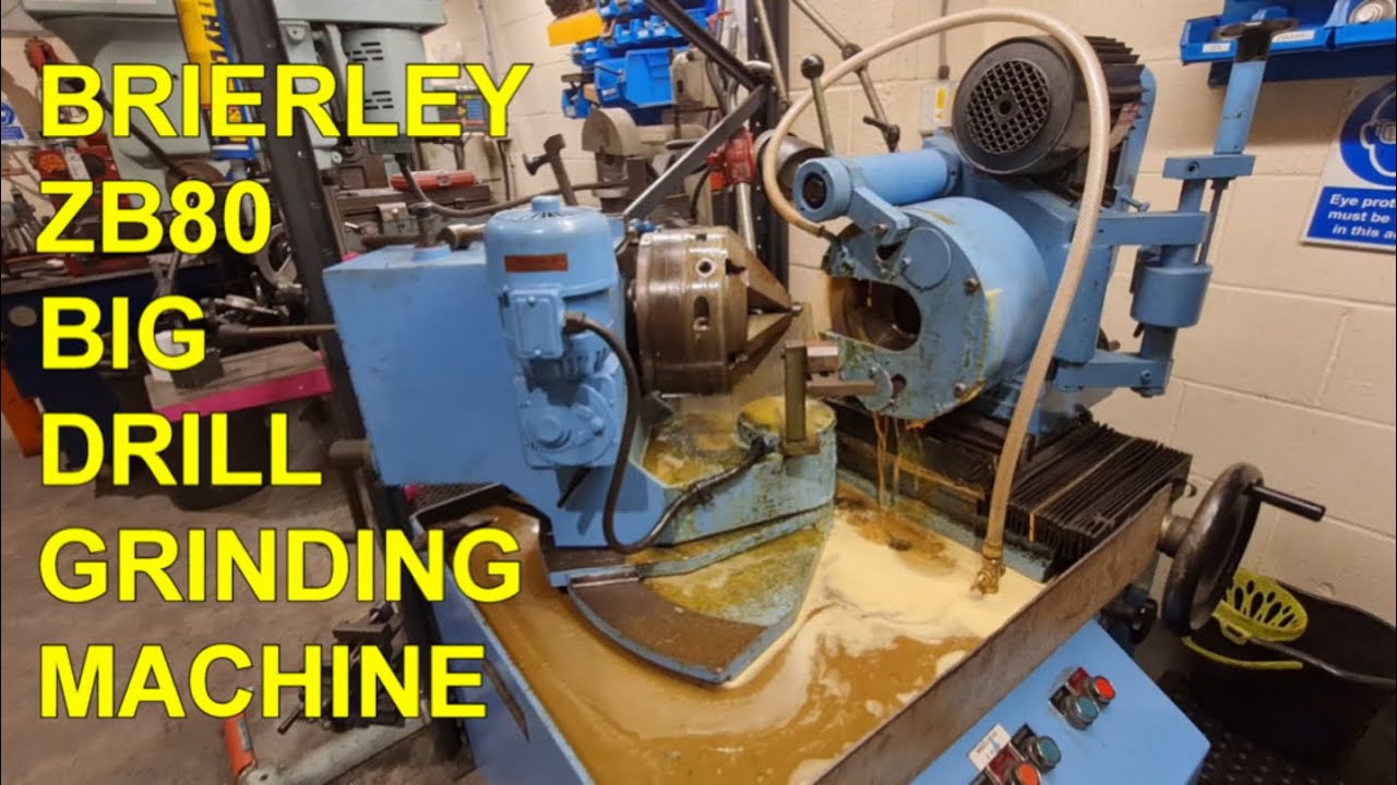 SUPERB DRILL SHARPENING RESULTS using the Brierley ZB80 Semi-Automatic Drill Sharpening Machine ...