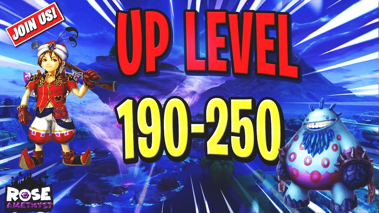 ROSE ONLINE UP LEVEL 190-250 - YouTube
