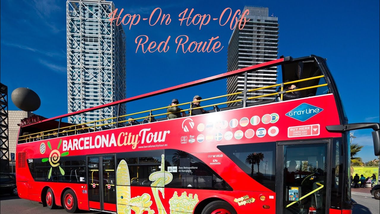Hop-On Hop-Off Red Route | Barcelona, Spain - YouTube