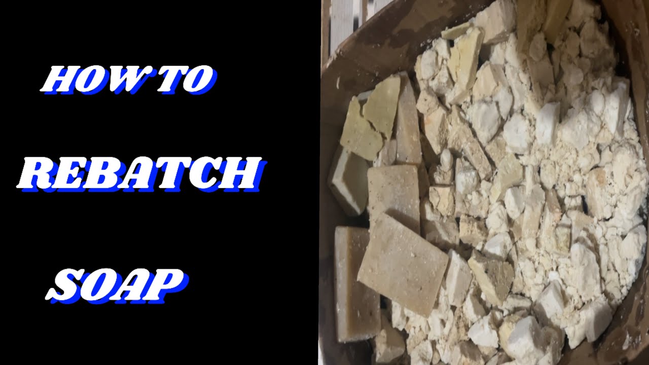 How To Rebatch A Bad Soap To A Perfect Bar - YouTube