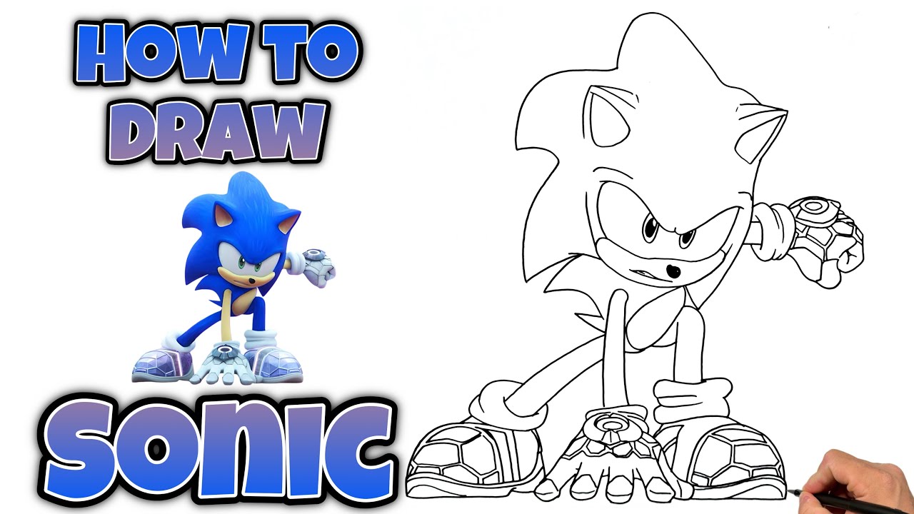 How To Draw SONIC PRIME | SONIC PRIME #drawing #sonic #sonicdrawing #sonicprime - YouTube