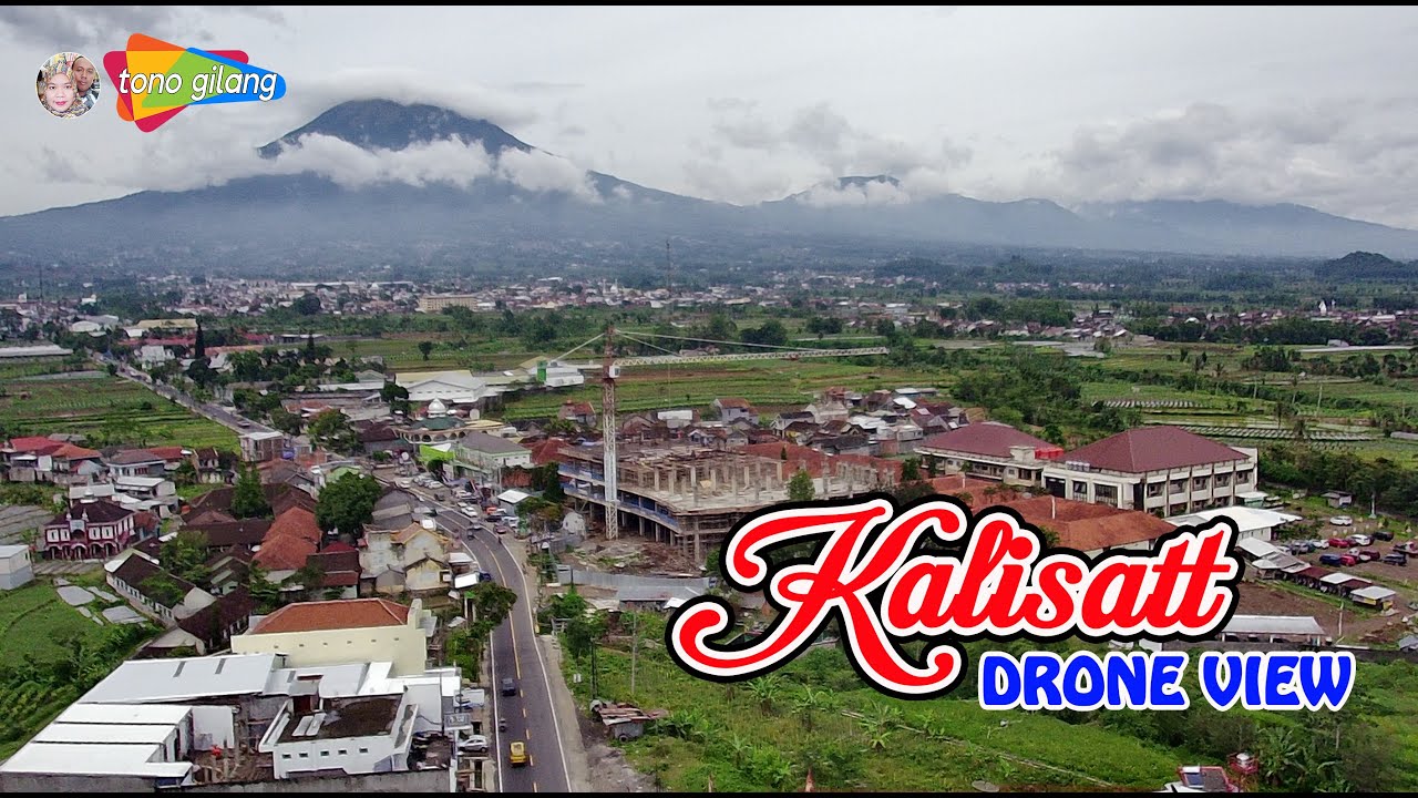 PEMANDANGAN KALISAT KEDU DARI UDARA // SHOOT ON DRONE SJRC F11S 4K PRO ...