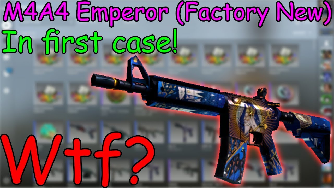 Unboxing M4A4 Emperor (Factory New) In first Prisma Case! :O - YouTube