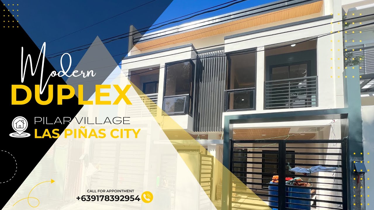 Brand New Duplex For Sale in Pilar Village Las Pinas City - YouTube
