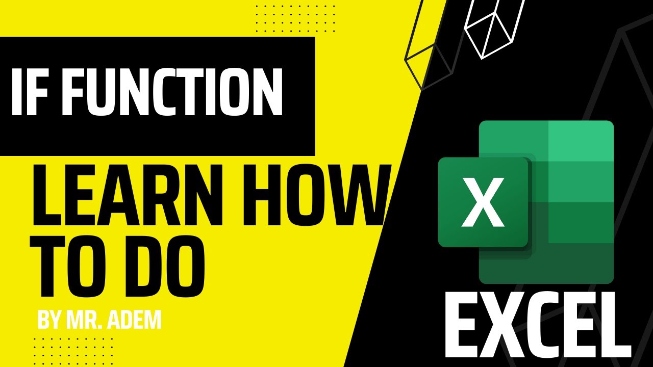 IF Function - YouTube