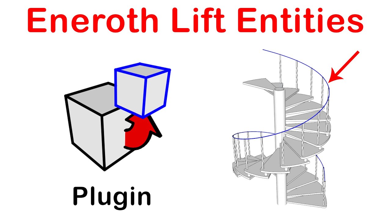 Eneroth Lift Entities Plugin for SketchUp - YouTube