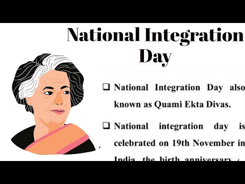 10 lines on National lintegration Day Essay on National Integration Day ...