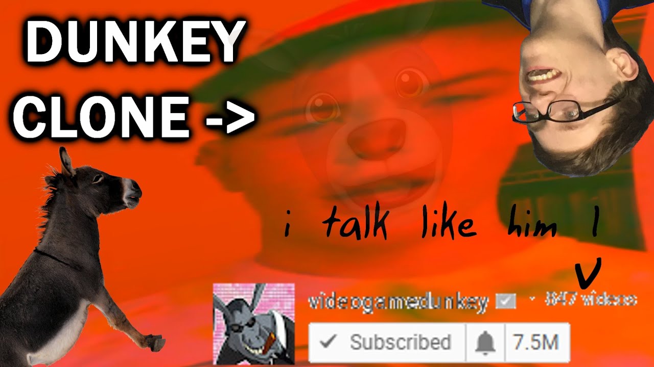 I'm NOT a Dunkey Clone and My Voice is Real - YouTube
