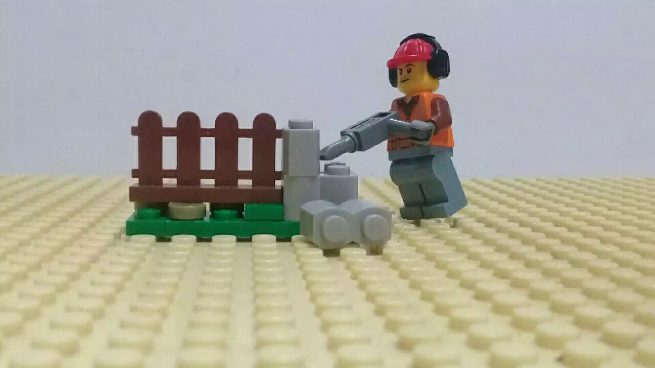 Lego animation basic test - YouTube