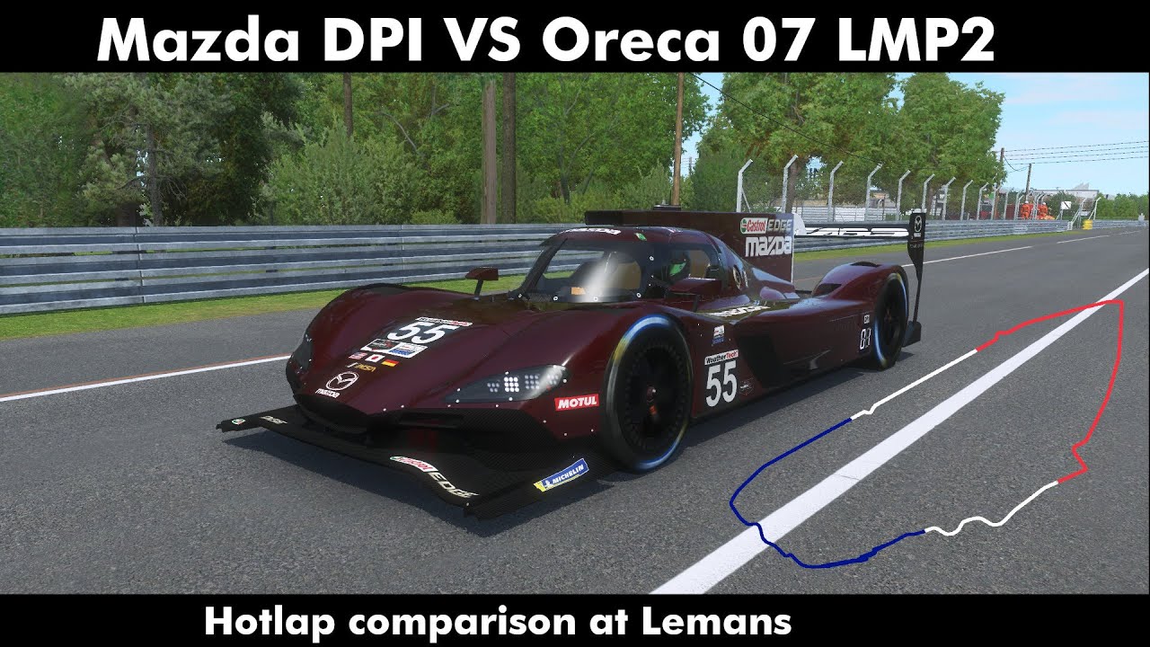 Mazda Dpi VS Oreca 07 LMP2 | Lemans rFactor 2 - YouTube