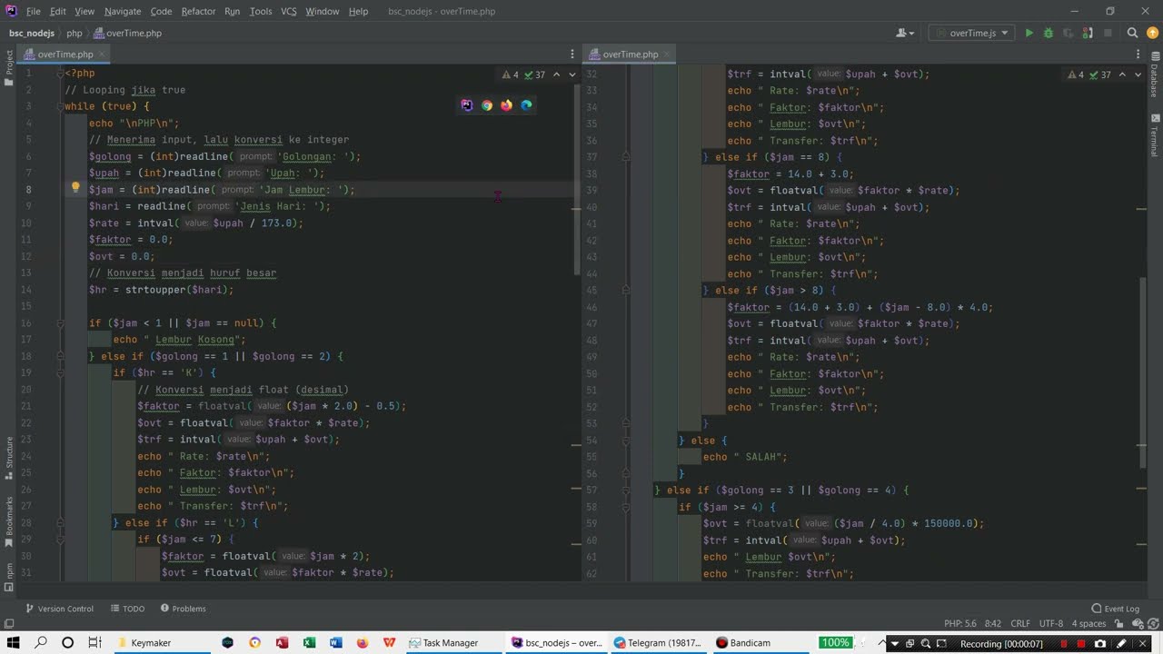 Input Value Control Statements While If Else Di Javascript Nodejs 2490