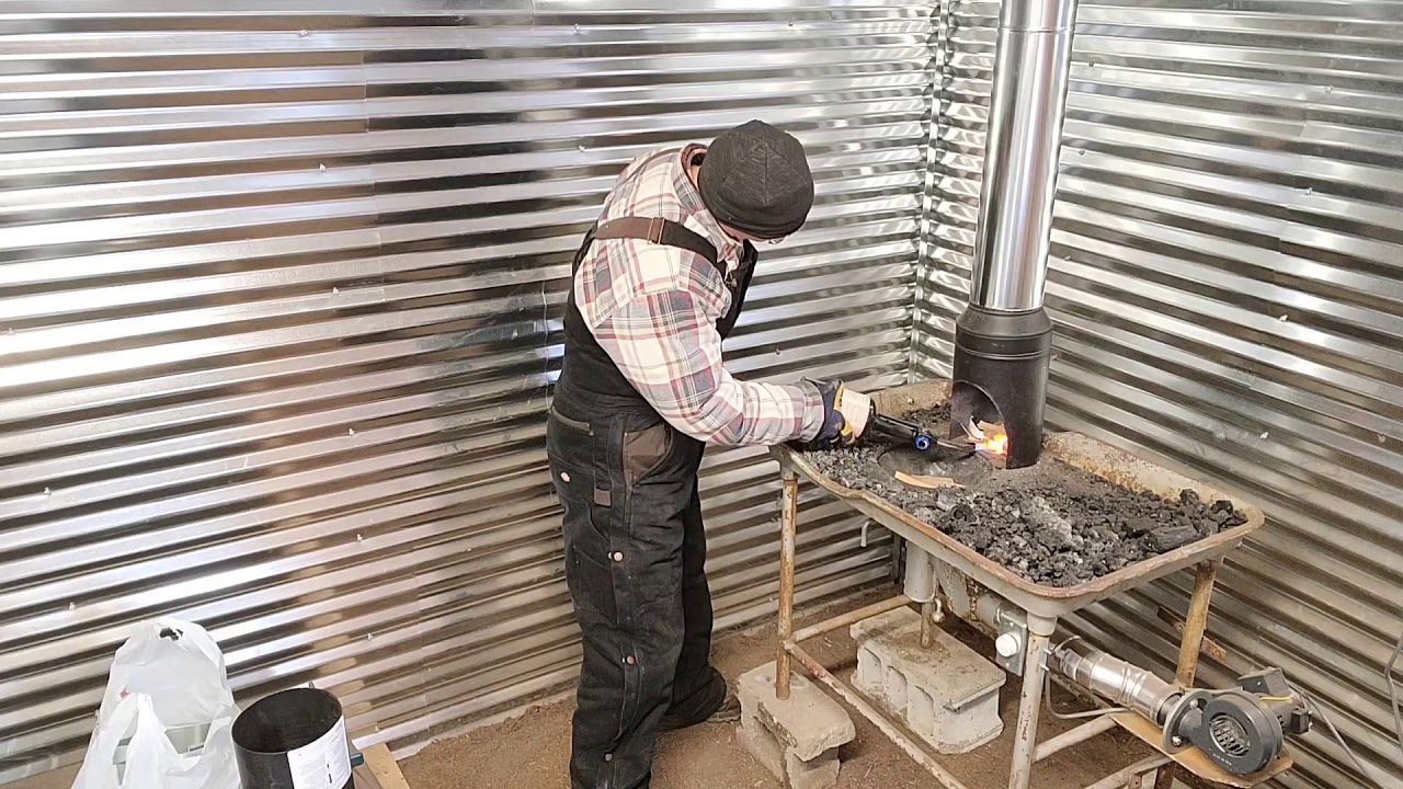 Side-Draw Forge - YouTube