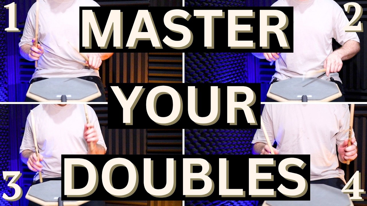 MASTER Your DOUBLE STROKES With These 4 Hand Techniques - YouTube