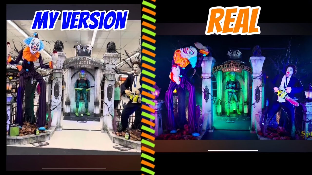 Spirit Hallows Cemetery ISE Walkthrough My version vs Real Comparison ...