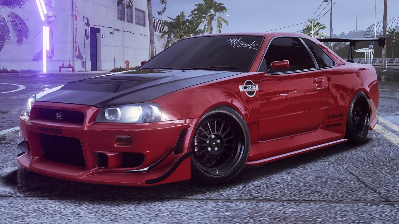 NFS Heat Final Mission with Tyler Morgan Nissan Skyline GTR R34 - YouTube
