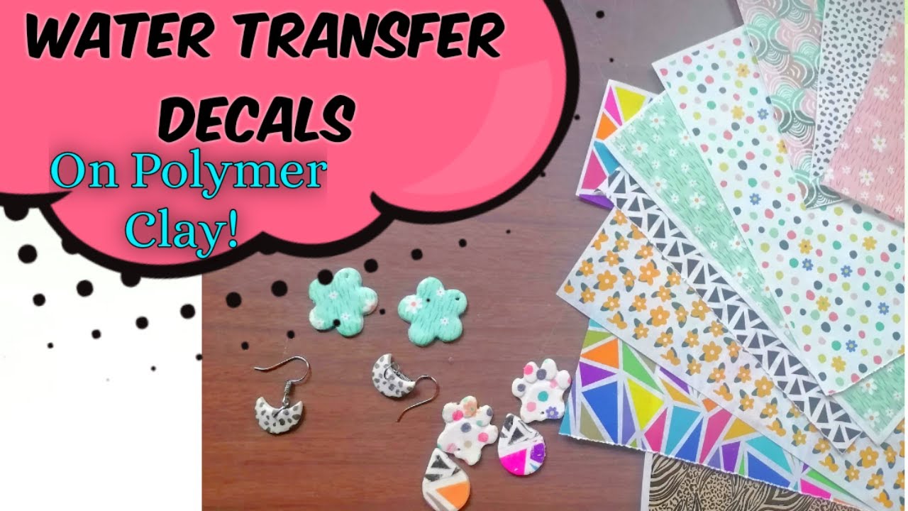 Water Transfer Decals on Polymer Clay Tutorial | Howto | Polymer Clay ...