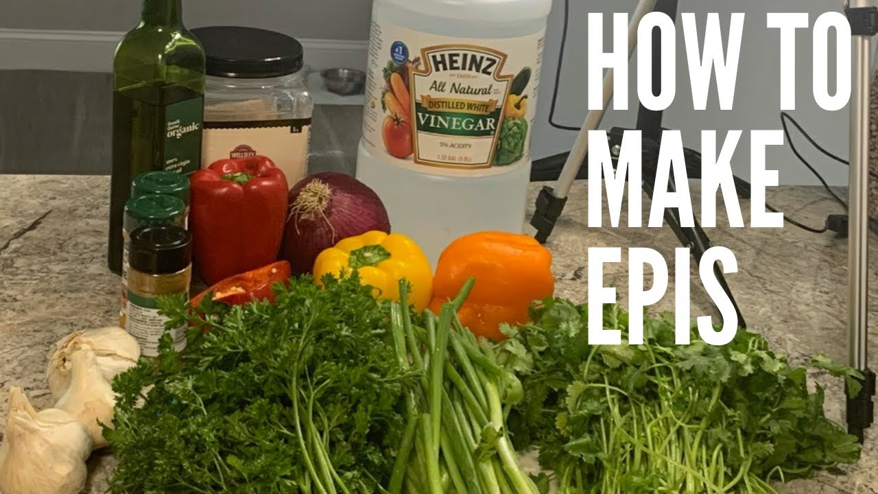 How to make Epis (Haitian Seasoning) - YouTube